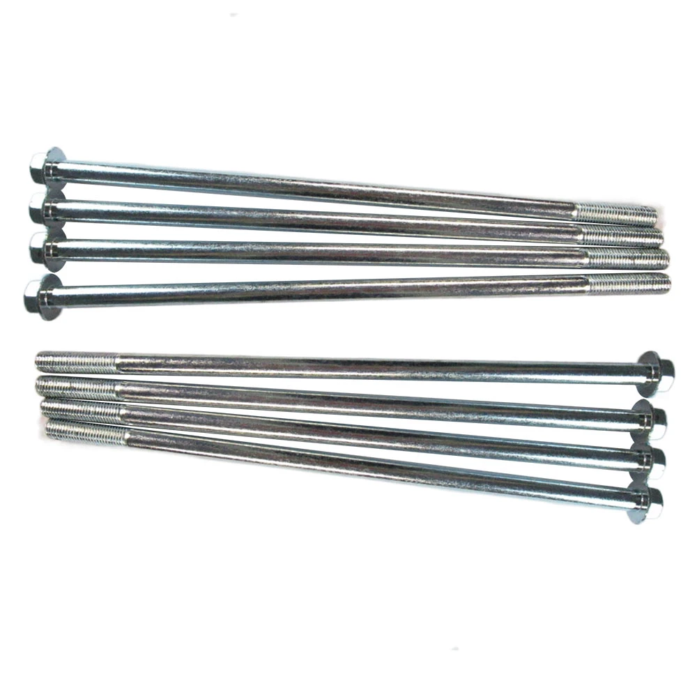 Hexagon flange long bolt M10*265 gasoline diesel engine rotor center ...