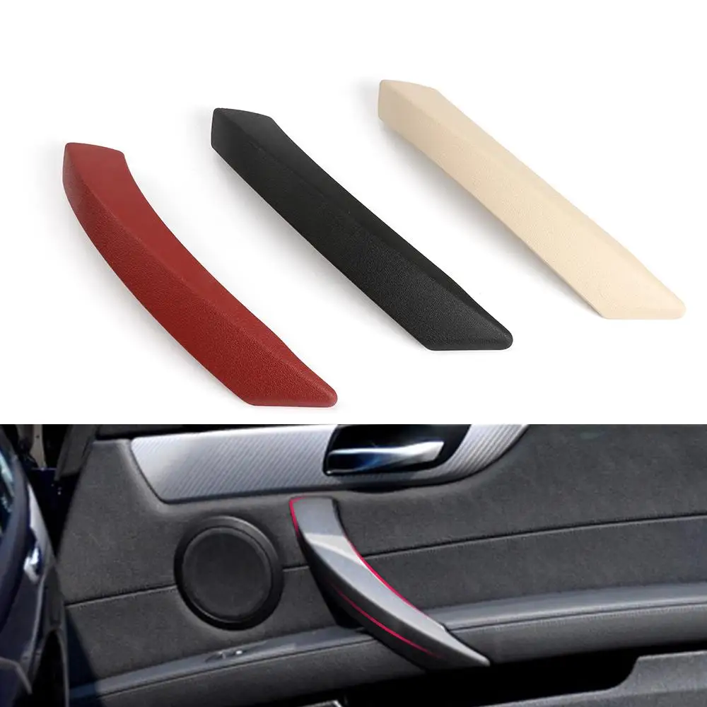 LHD-Red-Black-Beige-Car-Interior-Passenger-Door-Pull-Handle-Cover-Trim ...