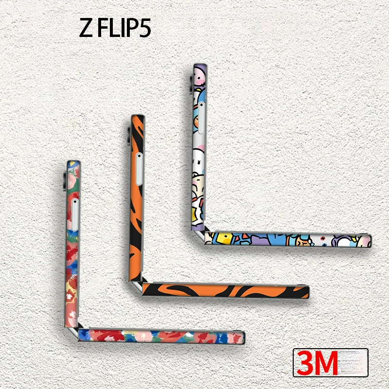 2PCS-3M-Colorful-Modified-Wrap-Skin-Frame-Film-For-Samsung-Galaxy-Z ...
