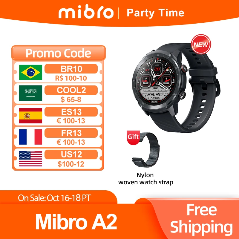 Mibro-A2-Sporty-Smart-Watch-Chamada-Bluetooth-1-39-HD-Screen ...