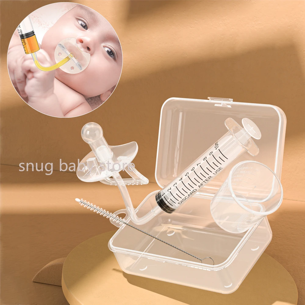 Baby-Dropper-Dispenser-Transparent-Pacifier-Smart-Medicine-Dispenser ...