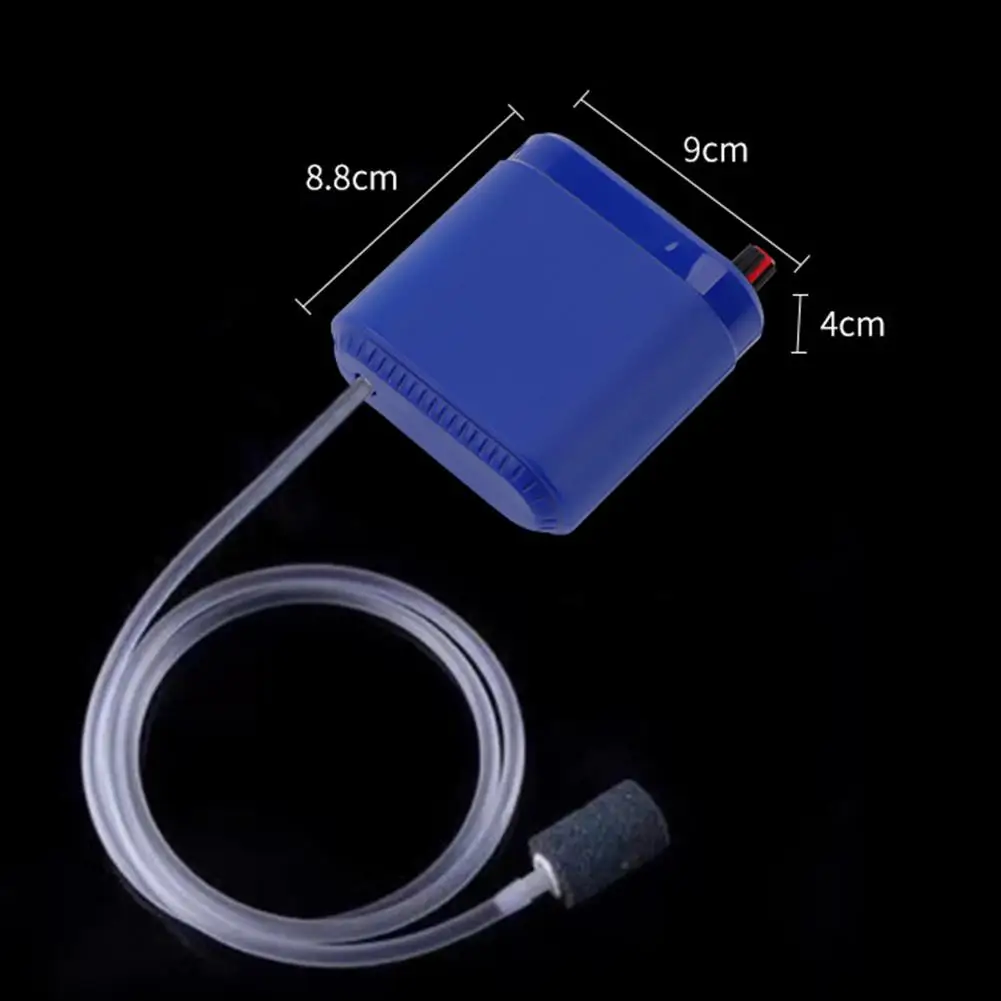 Battery-Aquarium-Air-Pump-Rechargeable-and-Portable-Fish-Aerator-Pump ...
