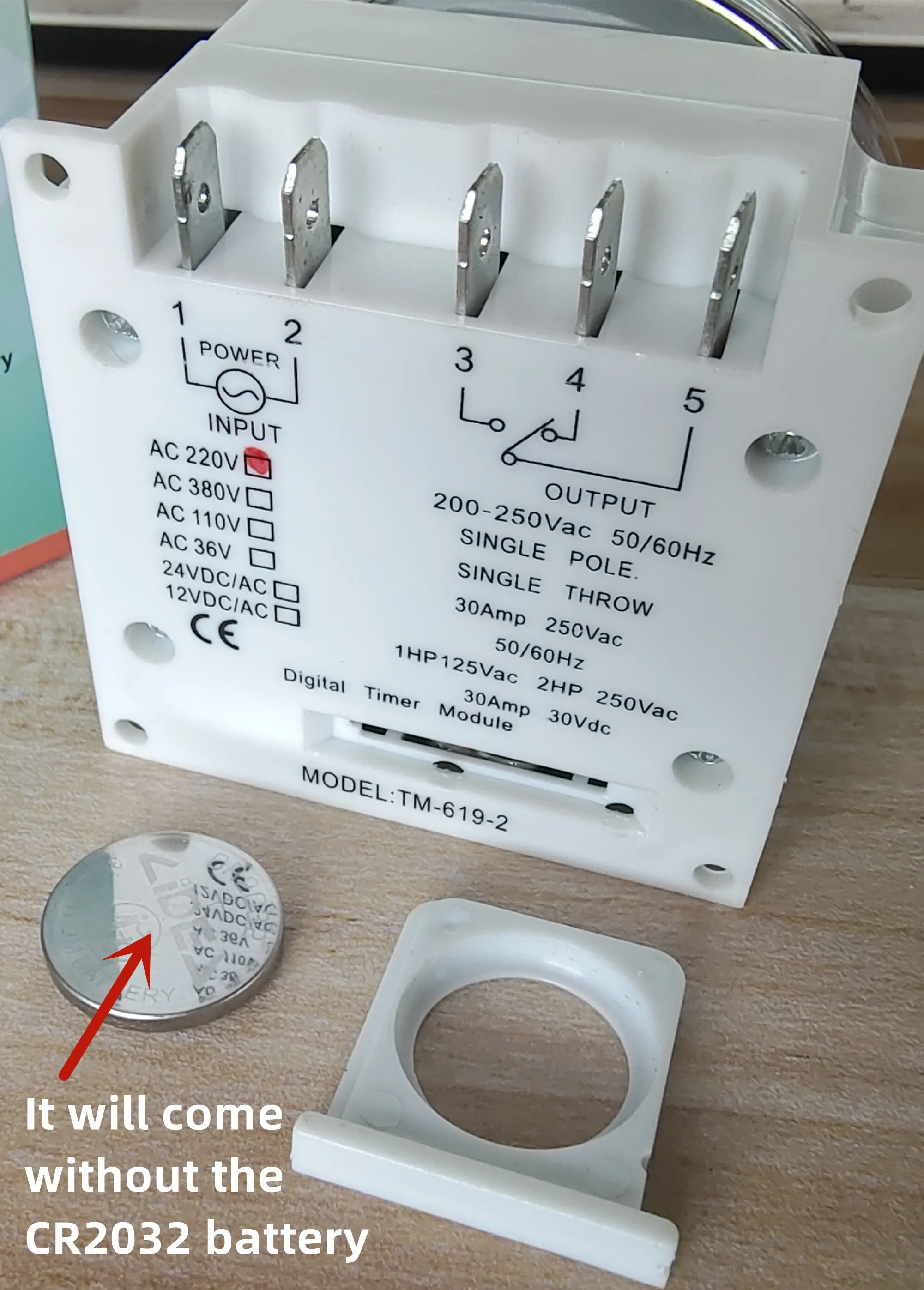 Timing Timer TM-619-3 Digital Programmable Timer 24V - Multipurpose ...