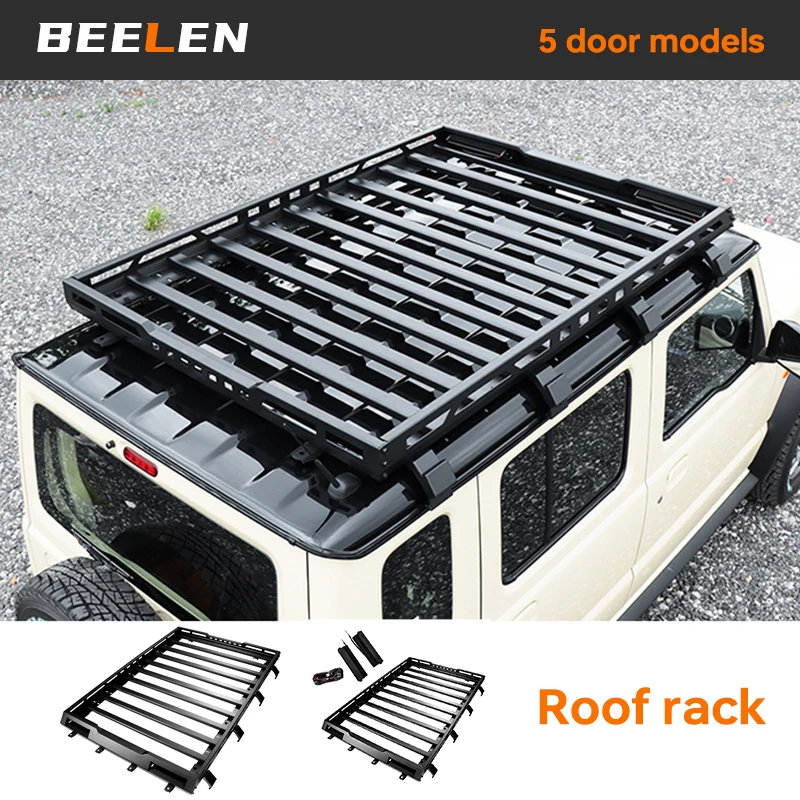 NEW-5-door-jimny-Roof-Rack-accessories-Aluminum-Luggage-rack-with-LED ...