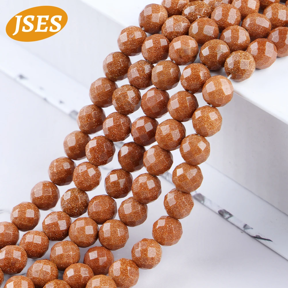 AAA-Natural-Golden-Sandstone-Faceted-Beads-for-Jewelry-Making-Bracelets-DIY-Accessorries-4-6-8 ...