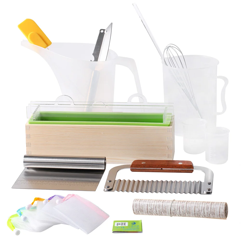Nicole-Complete-Soap-Making-Supplies-Kit-Silicone-Soap-Mold-Set-for ...