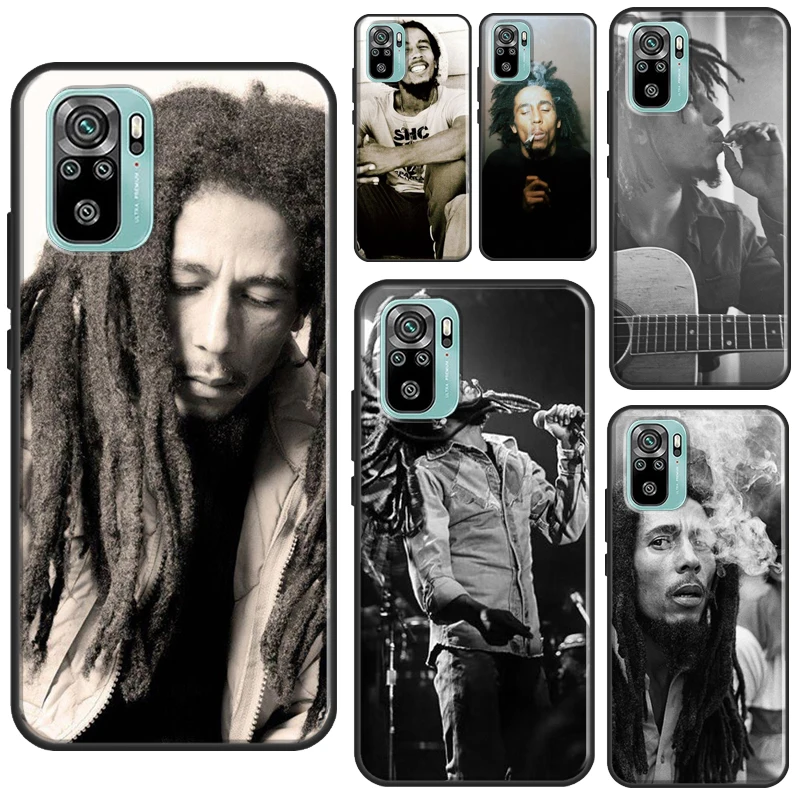 Bob Marley Weed Smoking Phone Case For Xiaomi Redmi Note 11 10 9 Pro ...