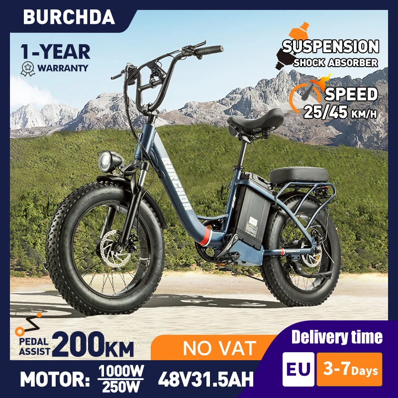 BURCHDA-City-Long-Lasting-Electric-Bikes-Adults-Fat-Tires-Snow-Mountain ...
