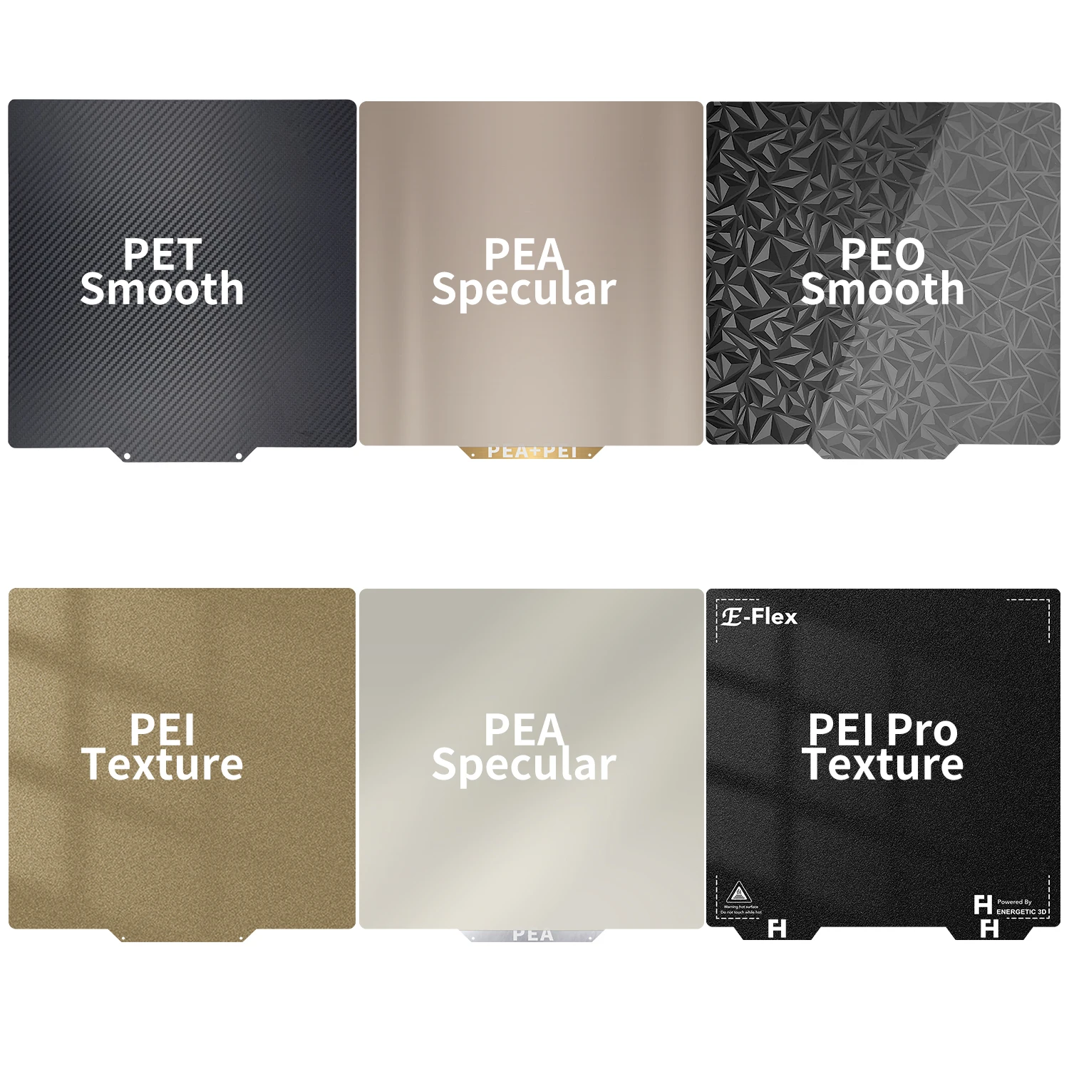 330x330mm-Geeetech-A30-TronXY-X5S-X3-Double-Sides-Textured-Smooth-PEI ...