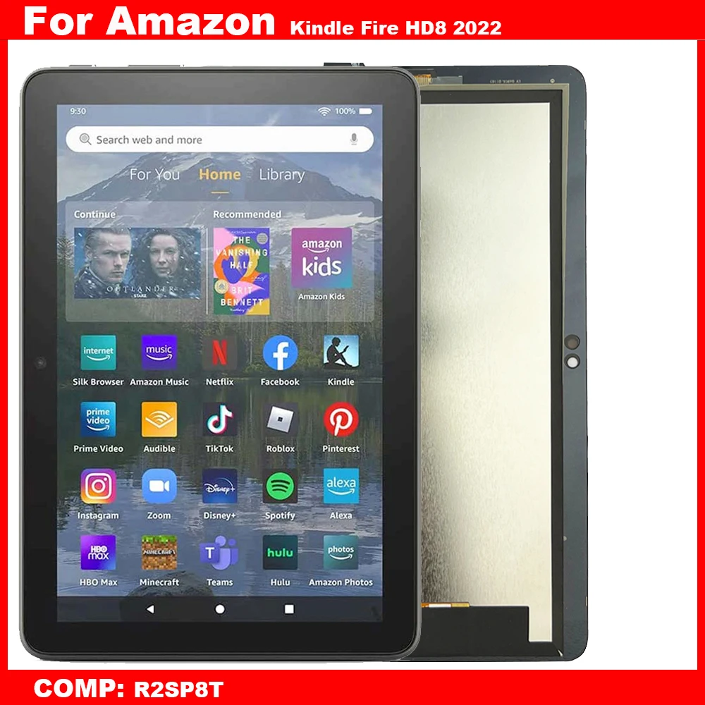 NUEVO para Amazon Fire HD 8 (2022, 12.ª generación, 8.0): Gearbest