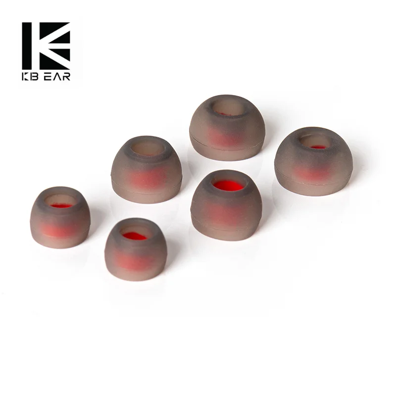 KBEAR 10 Silicone Eartips 3Pairs (6pcs) S M L Size In Ear Earbuds Ear ...