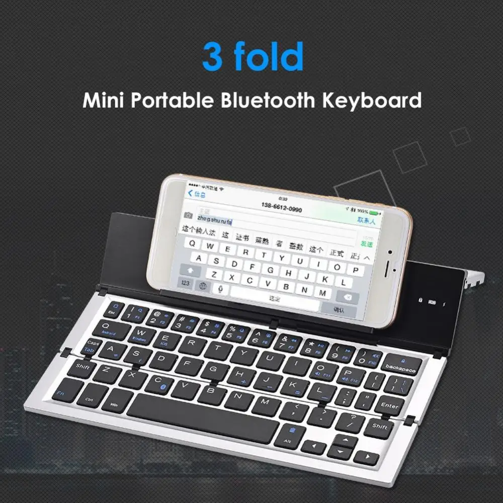 Keyboard-Keypad-Folding-Bluetooth-Keyboard-Rechargeable-Foldable ...