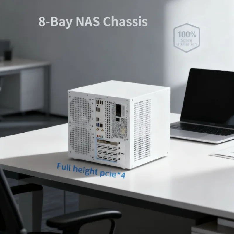 Sagittarius MATX NAS Case 8Bay Dual Chamber Design with Backplane Tool ...