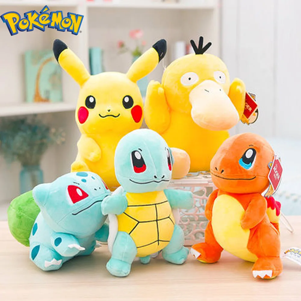 Pok-mon-Plush-Dolls-for-Kids-Brinquedos-de-pel-cia-Pikachu-Eevee ...