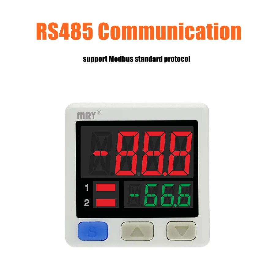 RS485 Pressure sensor High-Precision digital pressure Switch PLC ...