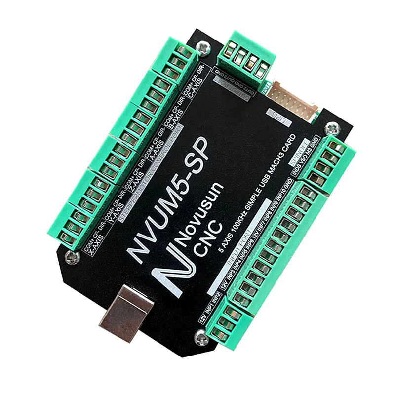 HLTNC Novusun NVUM5- SP Mach3 3/4/5/6 Axis Interface Board Card 100KHz ...