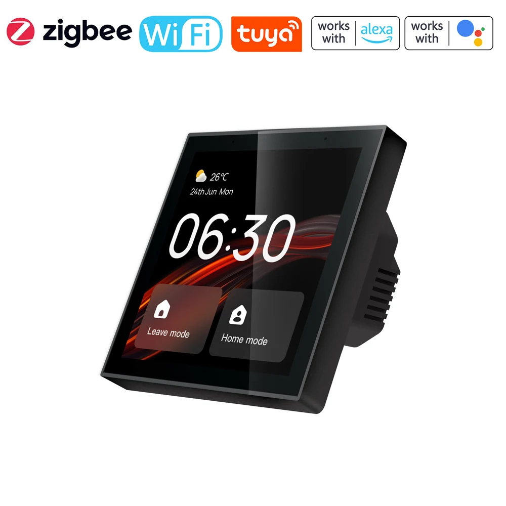 Tu-ya-WiFi-Zig-bee-Touched-4in-Screen-Center-Control-Panel-Voice ...