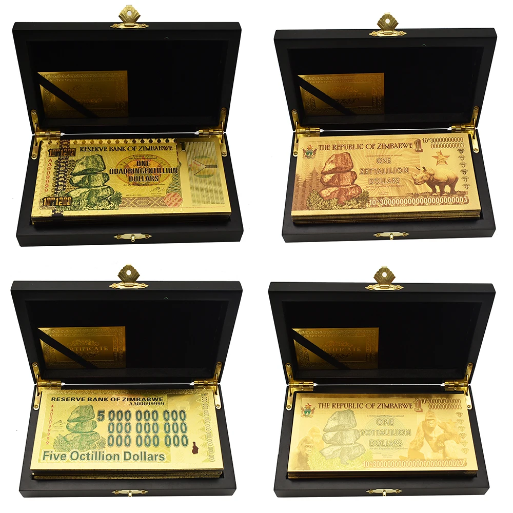 50-Pcs-box-New-Zimbabwe-Banknote-One-Quadringentillion-Dollars-Gold ...