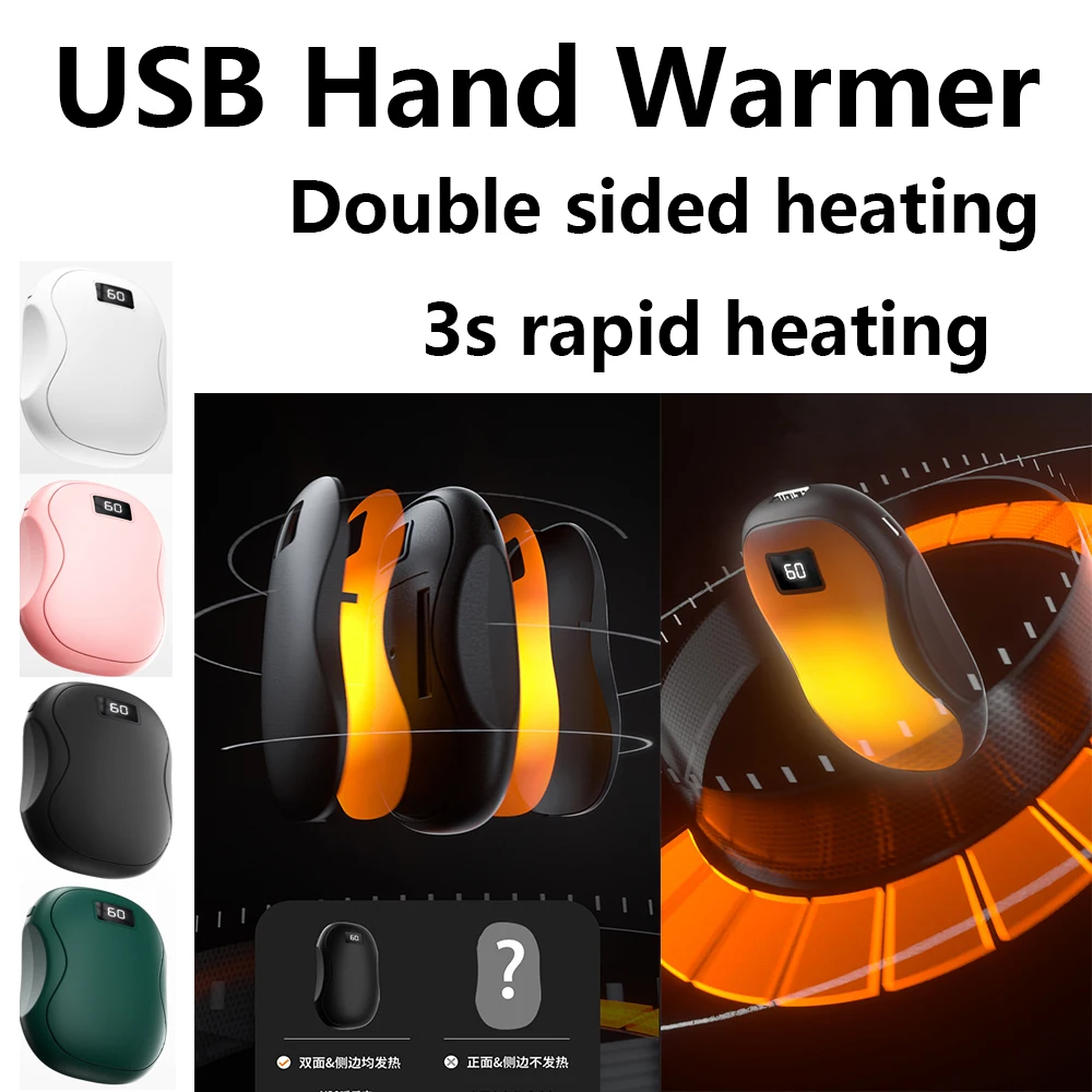 Rechargeable-Electronic-Hand-Warmer-New-Double-sided-Quick-Heating-Mini ...