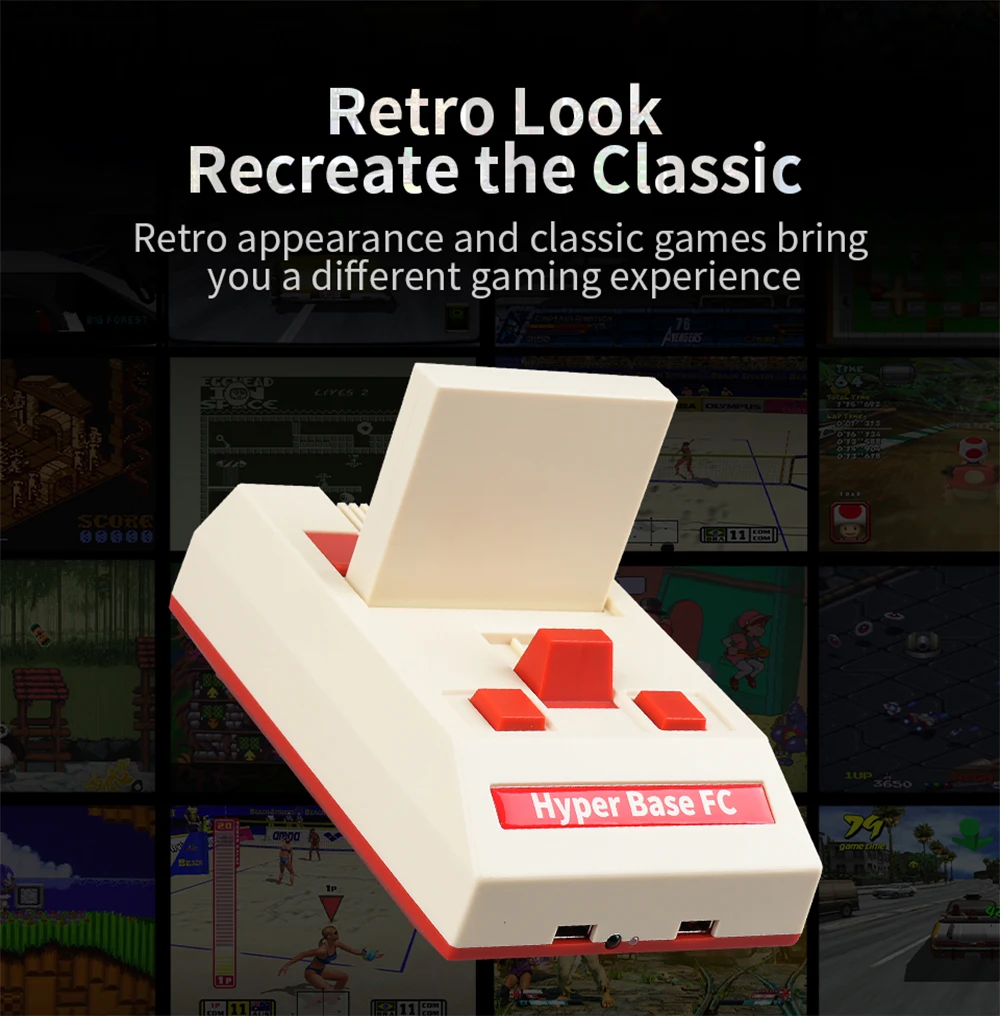 Hyper-Base-FC-500G-HDD-Retro-consola-de-videojuegos-4K-salida-HD-para ...