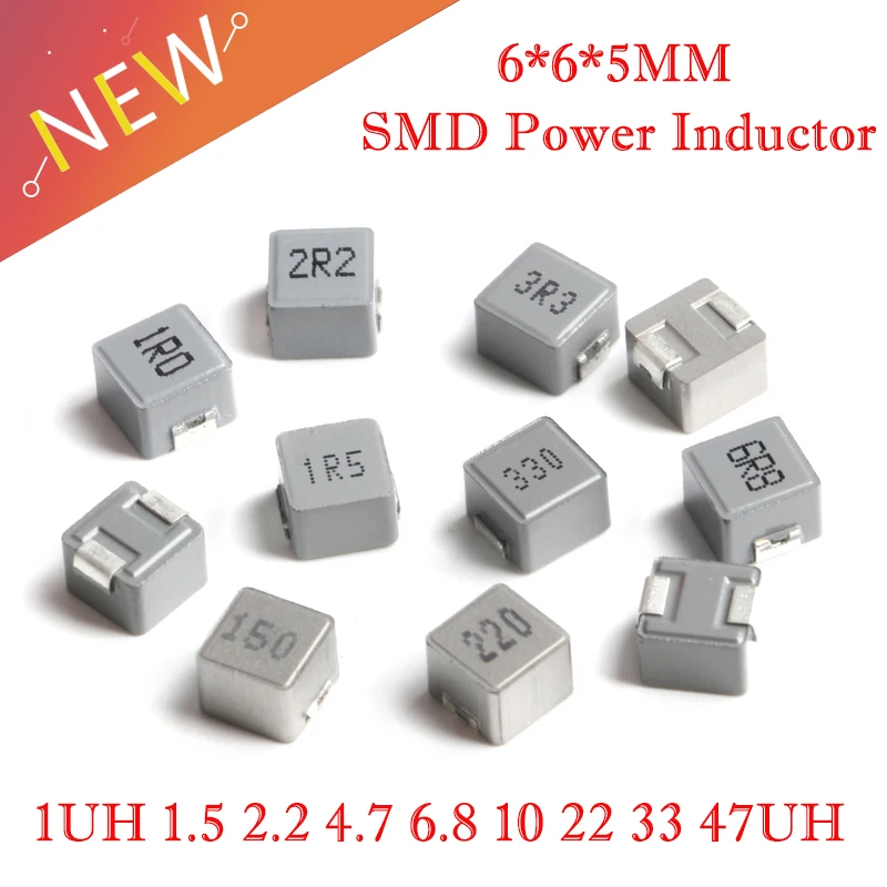 10pcs-0650-Molding-Power-Choke-SMD-Power-Inductor-1UH-1-5UH-2-2UH-3-3UH ...