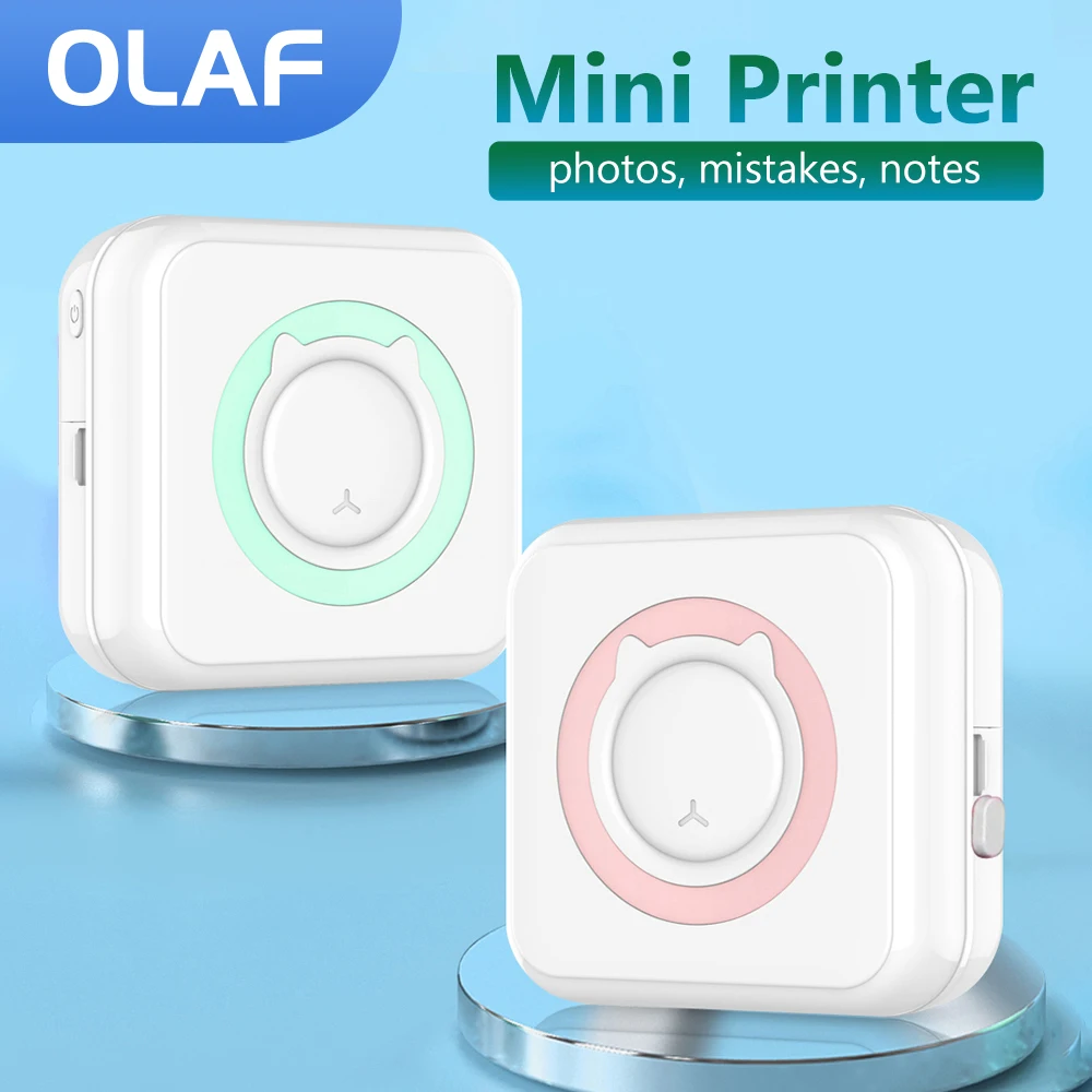 Olaf-Mini-Impressora-T-rmica-Port-til-Papel-Inkless-Bluetooth-Sem-Fio ...