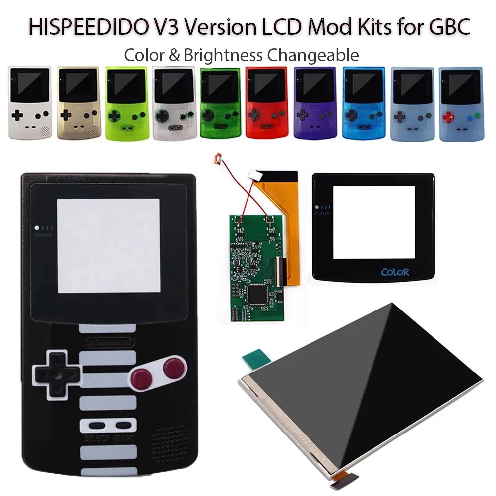 HISPEEDIDO-3-for-GBC-LCD-Display-for-Game-Boy-Color-IPS-Screen-V3 ...