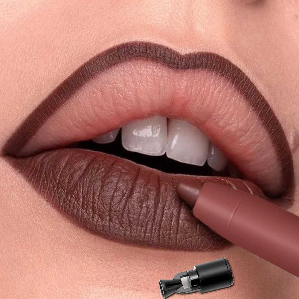 16Colors-Lipliner-Pencil-Waterproof-Nude-Brown-Lip-Liner-Lipstick-Pen ...