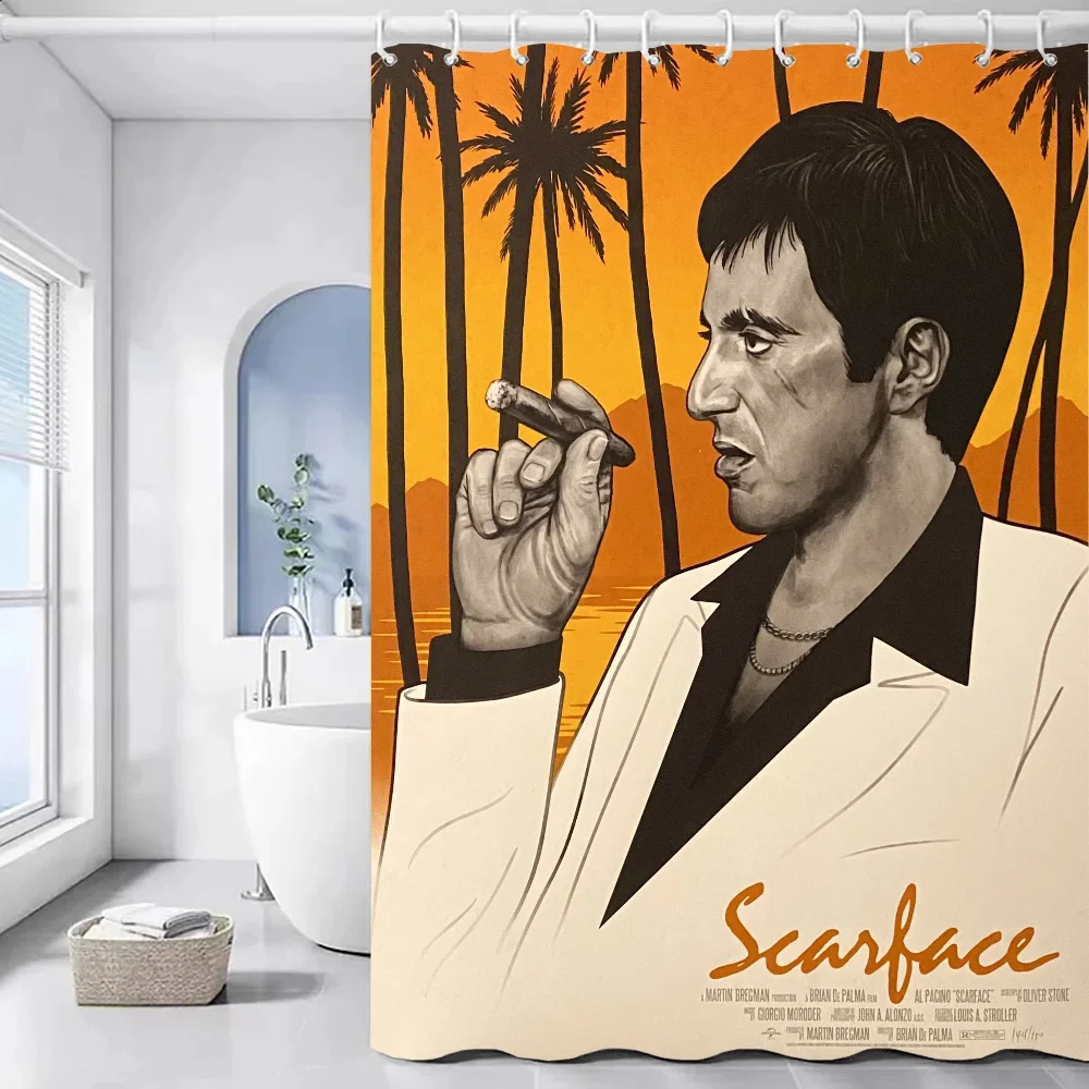 S-Scarface-Shower-Things-for-the-Bathroom-Sets-Full-Set-Waterproof ...