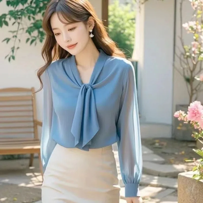 New Autumn Top French Style Beautiful Light Luxury Age-reducing Fashion ...