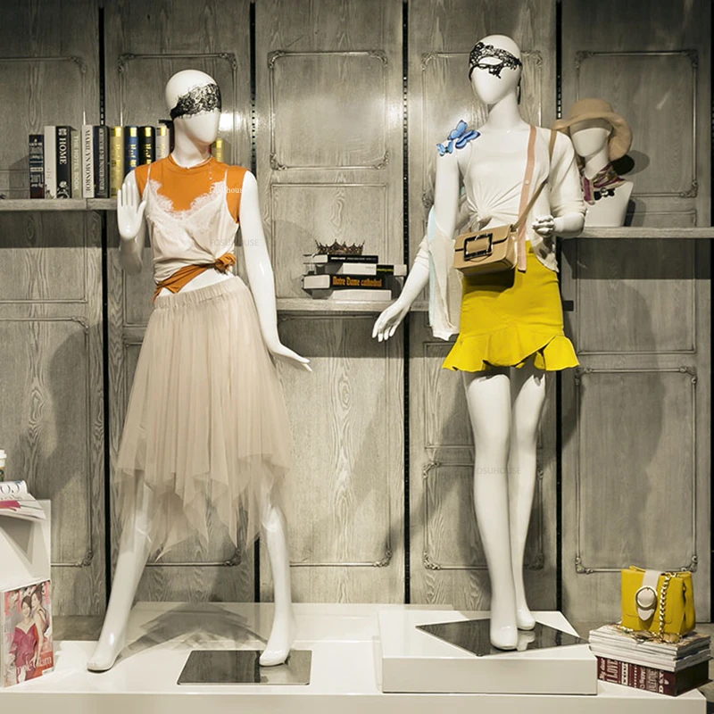 Clothing-Store-Women-s-Clothing-Mannequins-Props-Full-Body-Female-Model ...