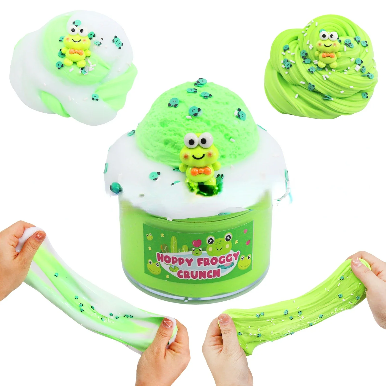 Frog-Slime-Ensemble-irrigation-color-e-pour-enfants-jouets-faits-la ...