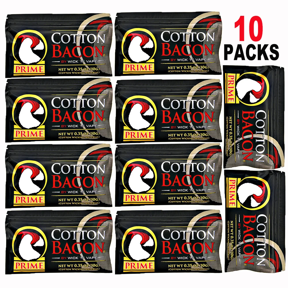 10Pack High Qulity D2.5/3.0 Organic Bacon Cotton for Zeus X Kylin BSKR ...