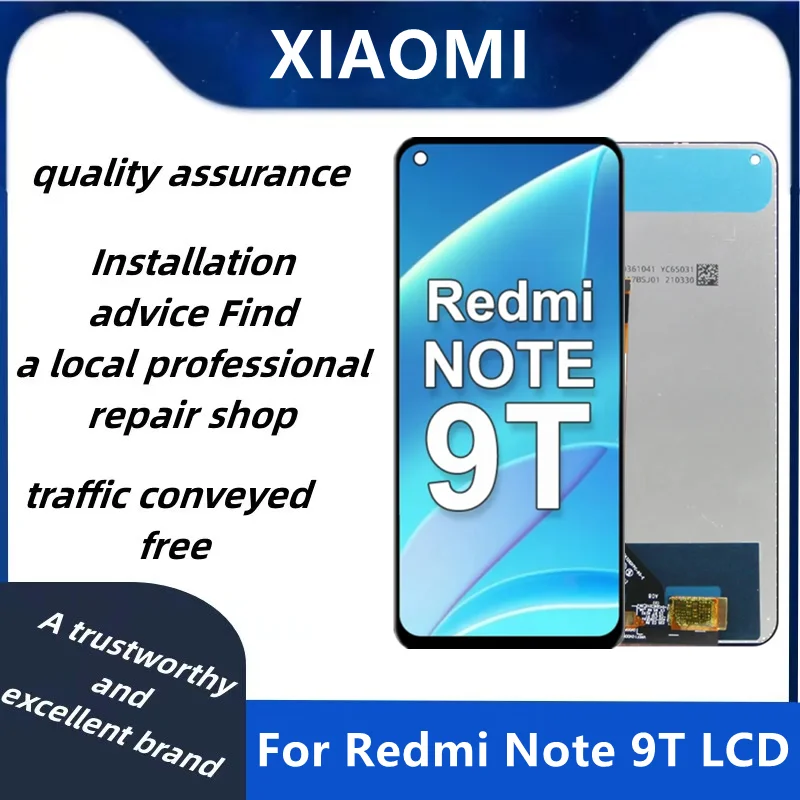 6.53'' Original For Xiaomi Redmi Note 9T LCD Display Touch Screen ...