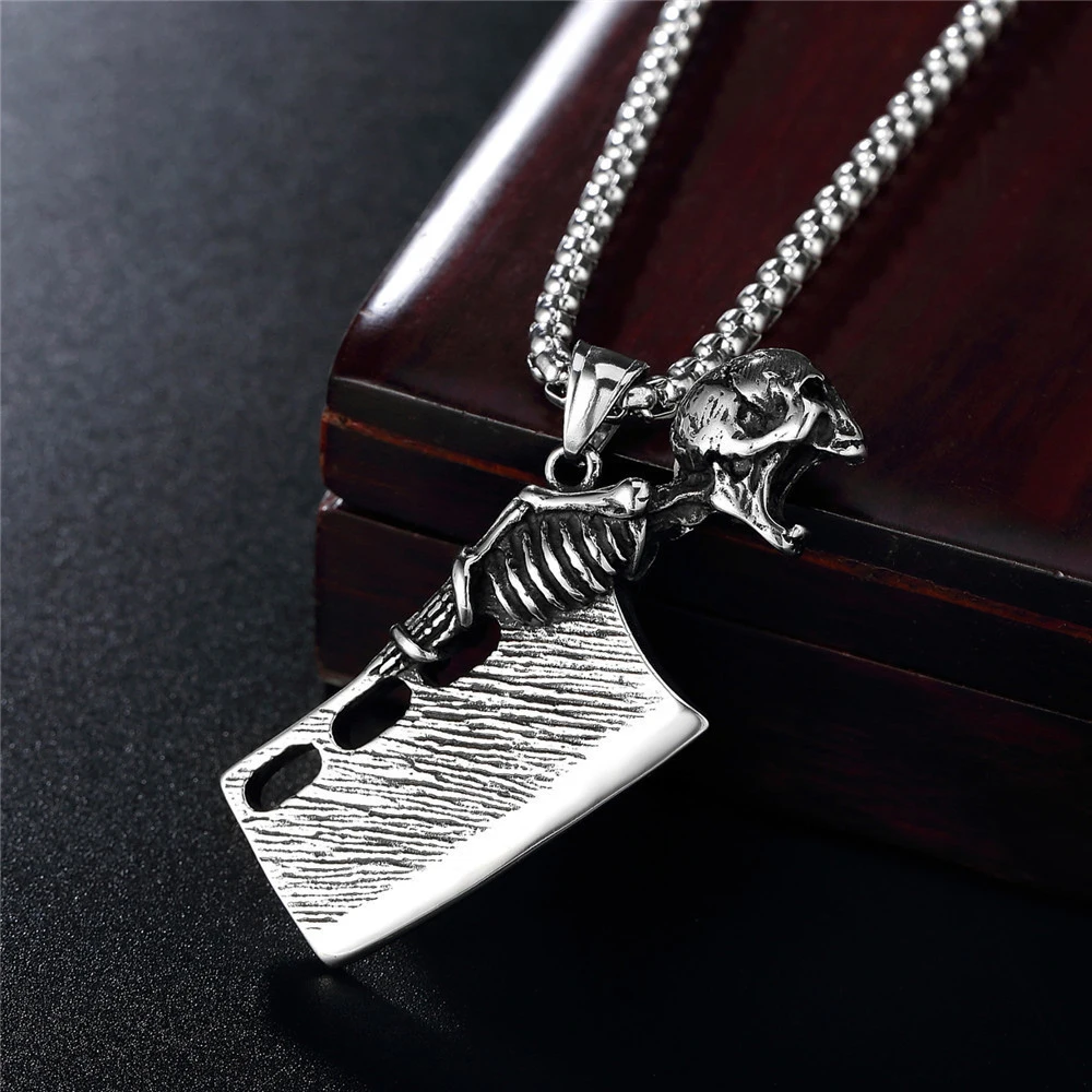 Dead Mayhem Skull Necklace