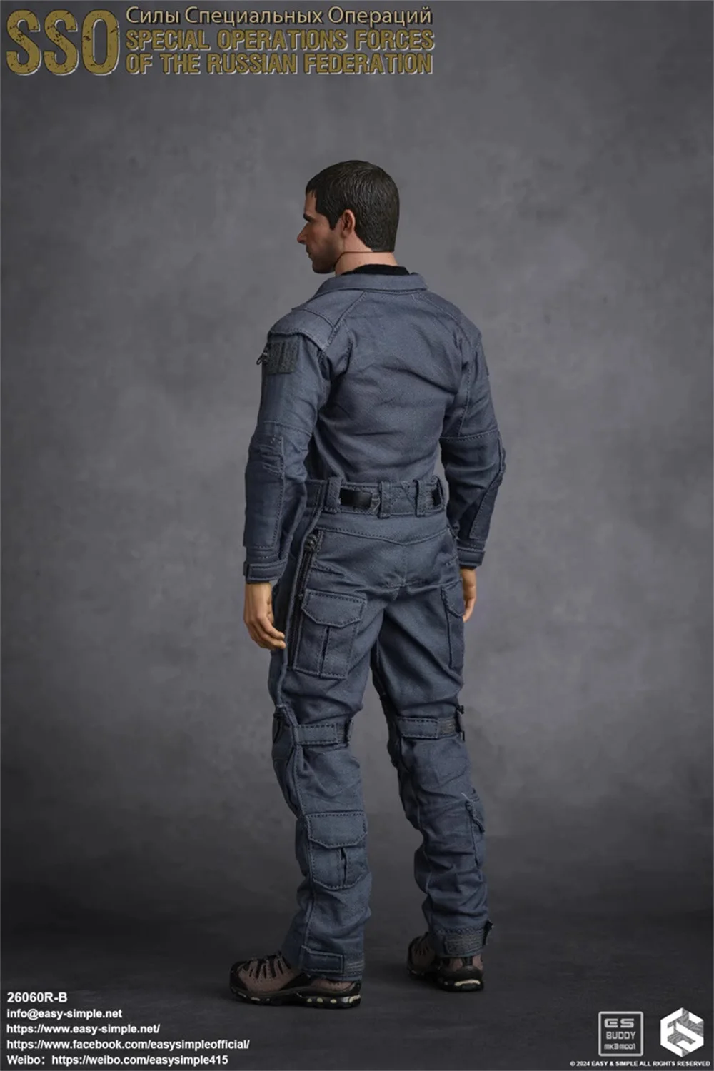 1/6 Easy&Simple ES 26060RB Male Doll SSO Russian Operation Unit Mini ...
