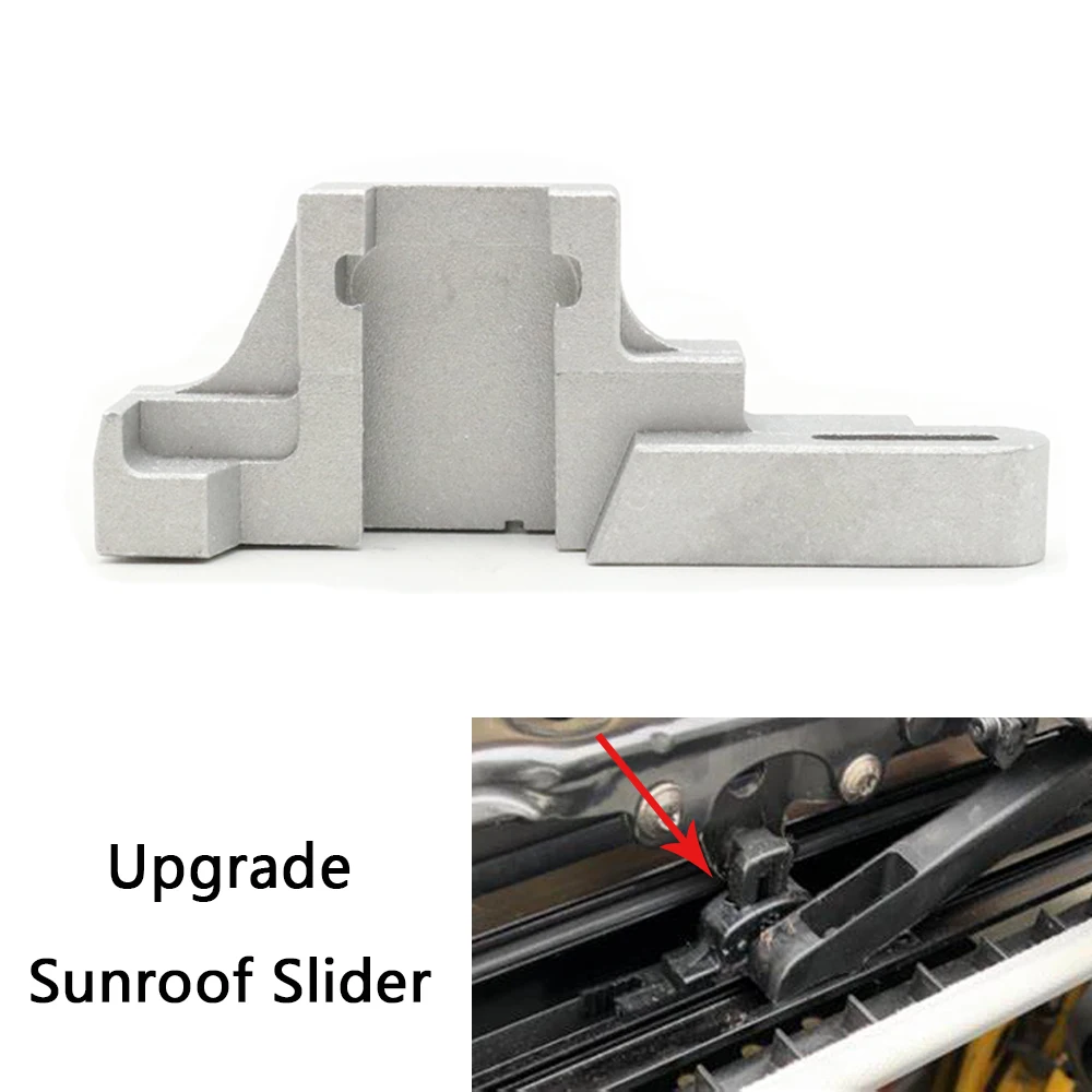 Car Upgrade Skylight Sliding Rail Track Bracket Sunroof Glass Aluminium ...