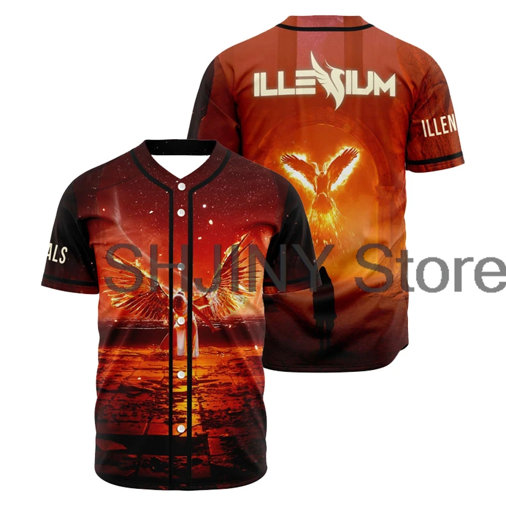 Illenium and Illenials Baseball Jersey For EDM Festivals 2024 Short ...