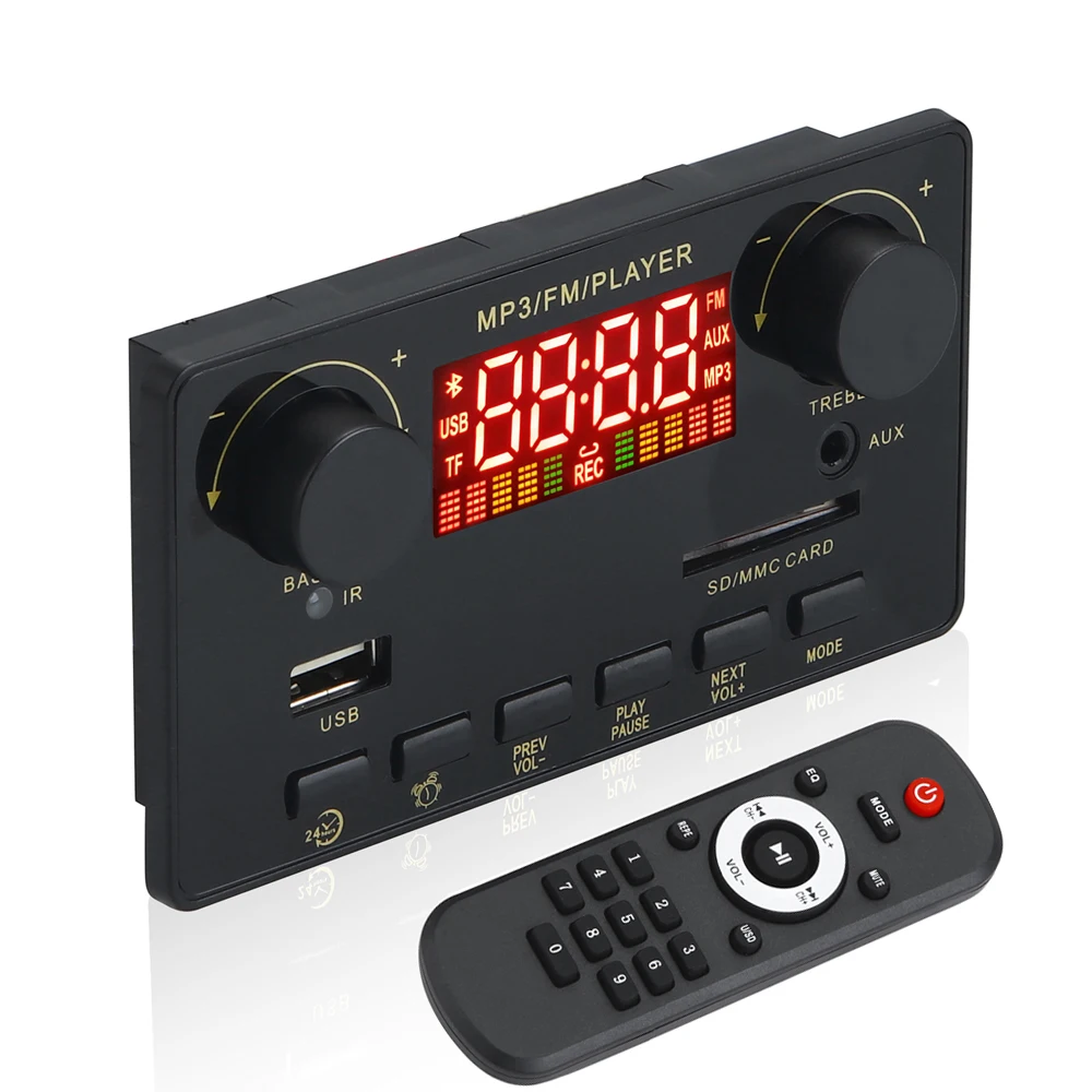 Bluetooth 5.0 MP3 Decoder Board DC 8-23V 80W Bluetooth MP3 Player Call ...