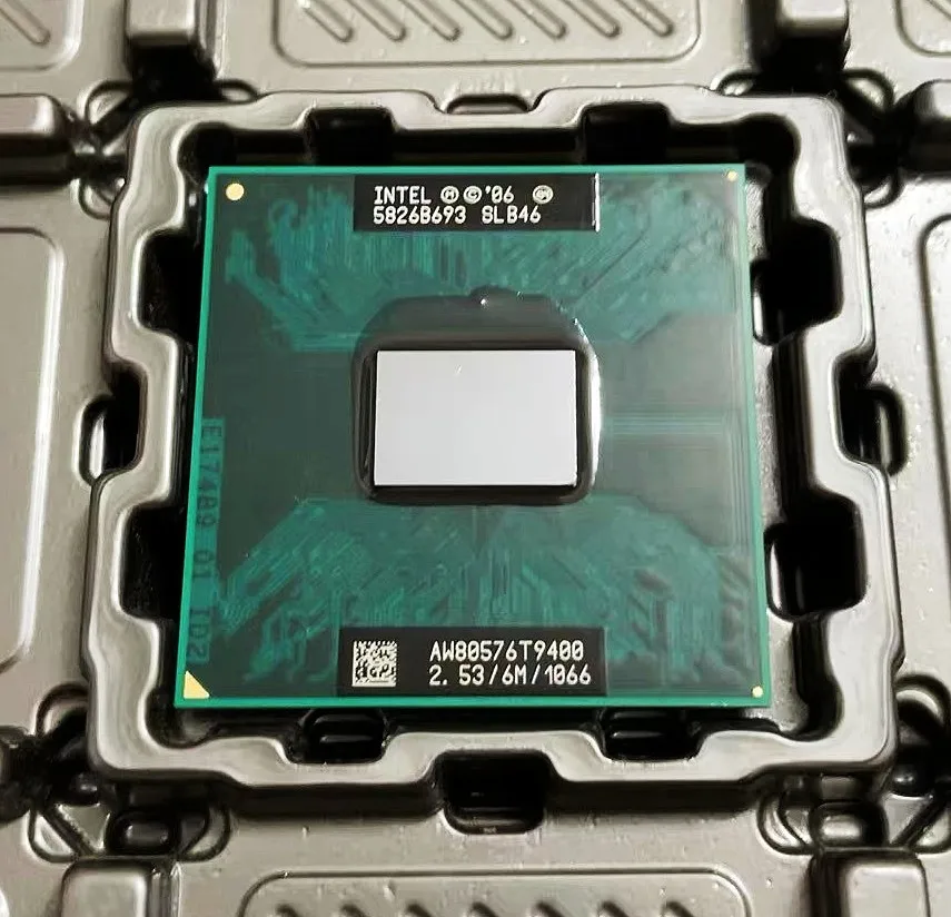 노트북 코어 2 듀오 T9600 CPU, 6M 캐시, 2.8 GHz, 1066, 듀얼 코어 슬롯 479 프로세서, T9900 ...