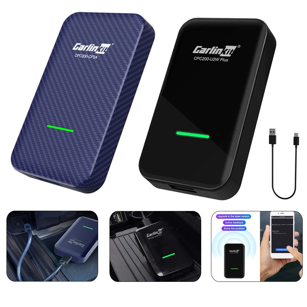 Carlinkit 4.0 sem fio android carplay carplay dongle auto conectar ...