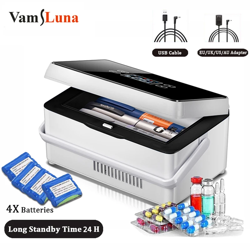 Insulin-Small-Refrigerator-Portable-Medicine-Box-Large-Capacity-Battery ...