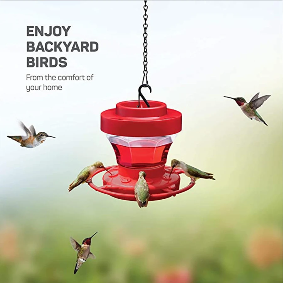Outdoor-Bird-Feeder-Detachable-Hummingbird-Feeder-With-8-Feeding-Ports ...
