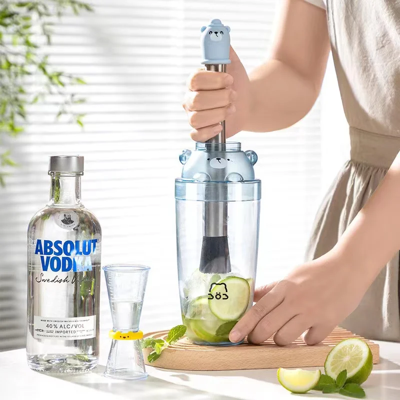 500ml-700-1000ml-Hand-Shake-Cup-Cocktail-Shaker-Handmade-Drinks-Ice ...
