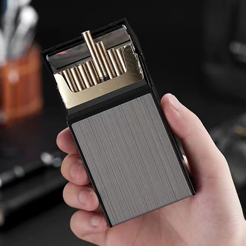 20-Sticks-Cigarette-Box-Case-Space-Aluminum-Slim-Cigarette-Holder ...