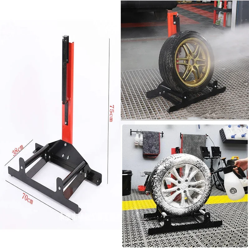 Car-Detailing-Rolling-Wheel-Stand-Tire-Wheel-Detailing-System ...