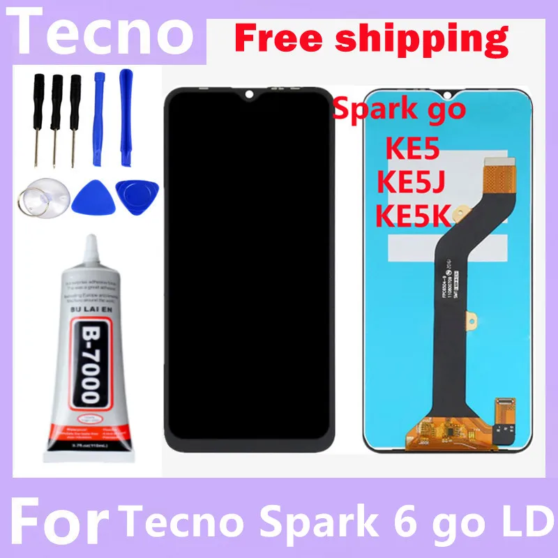 Original-6-52-For-TECNO-Spark-6-Go-KE5J-Ke5k-SPARK-GO-2020-KE5-LCD ...