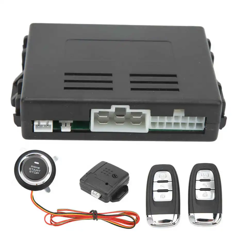 BANVIE PKE Car Security Alarm System With Remote Engine
