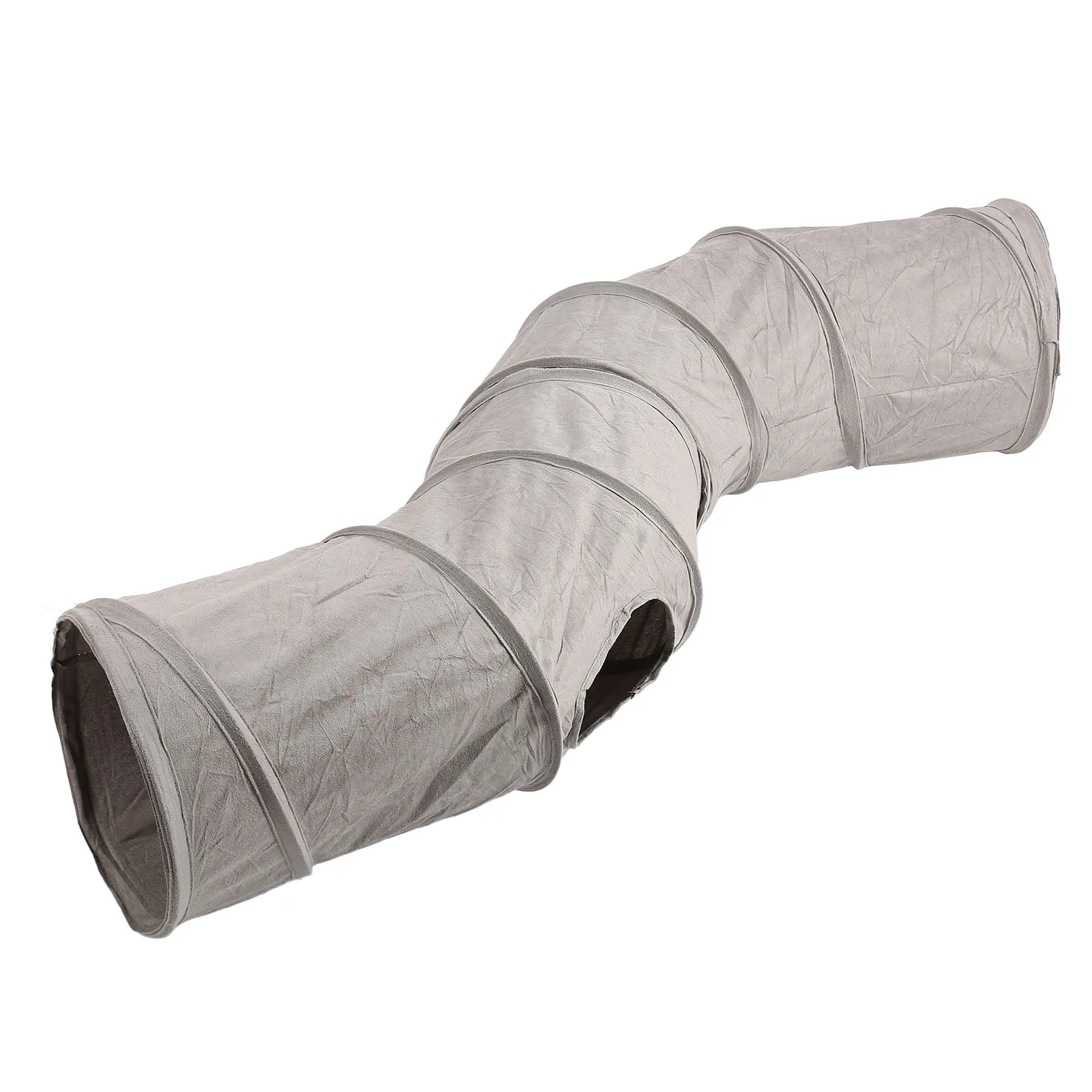 Foldable Cat Tunnel Collapsible Interactive Crinkle Large Space Kitten ...