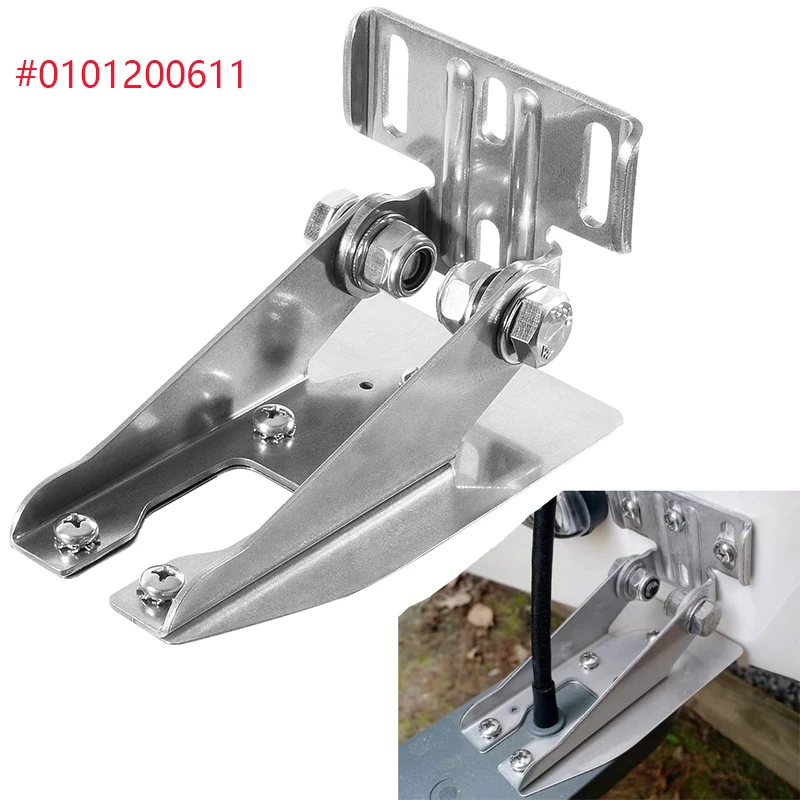 0101200611 Heavy Duty Transom Mount with Spray Sheild Compatible 4Pin ...